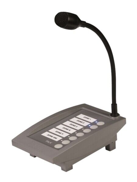 4E-CMP Microphone paging station with pushbutton panel