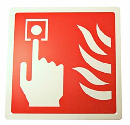 01000901TM Fluorescent call point sign