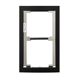 GF2FB Black 2-module front frame.