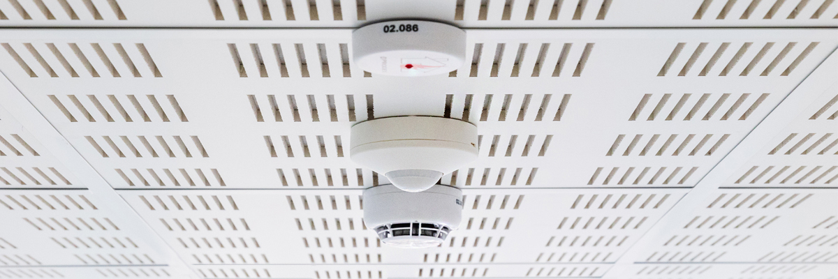 A record number of wireless fire detectors in Luovi Vocational College ...
